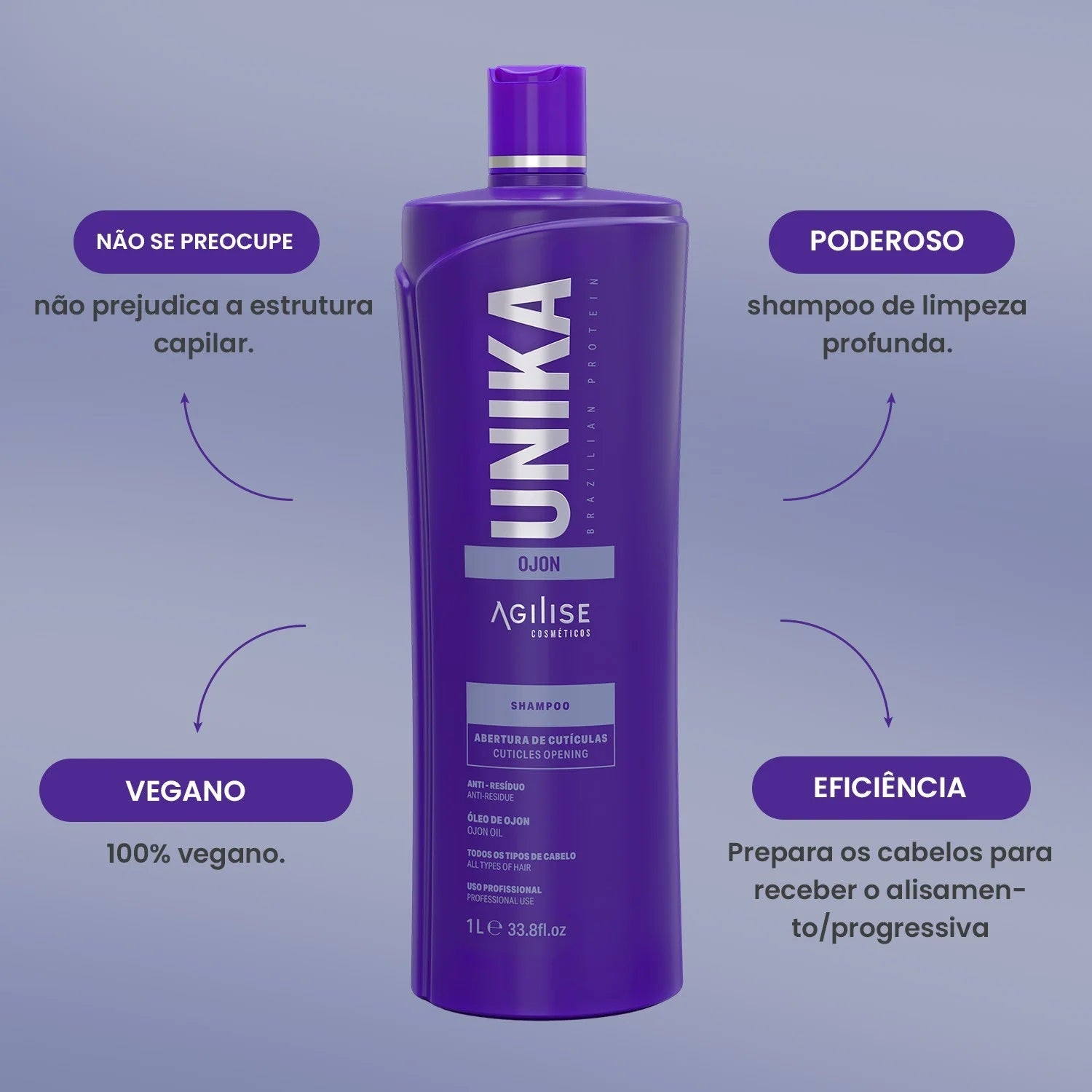Anti-Residue Shampoo Unika Ojon - 1L